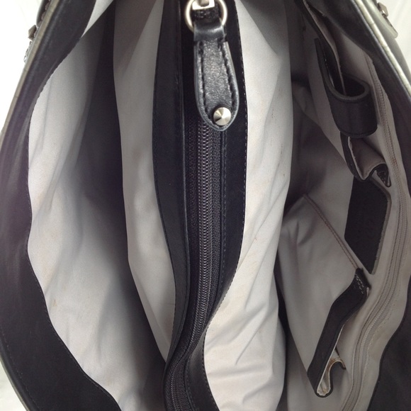 Cole Haan | Bags | Cole Haan Trinity F5 Black Leather Tote Handbag ...